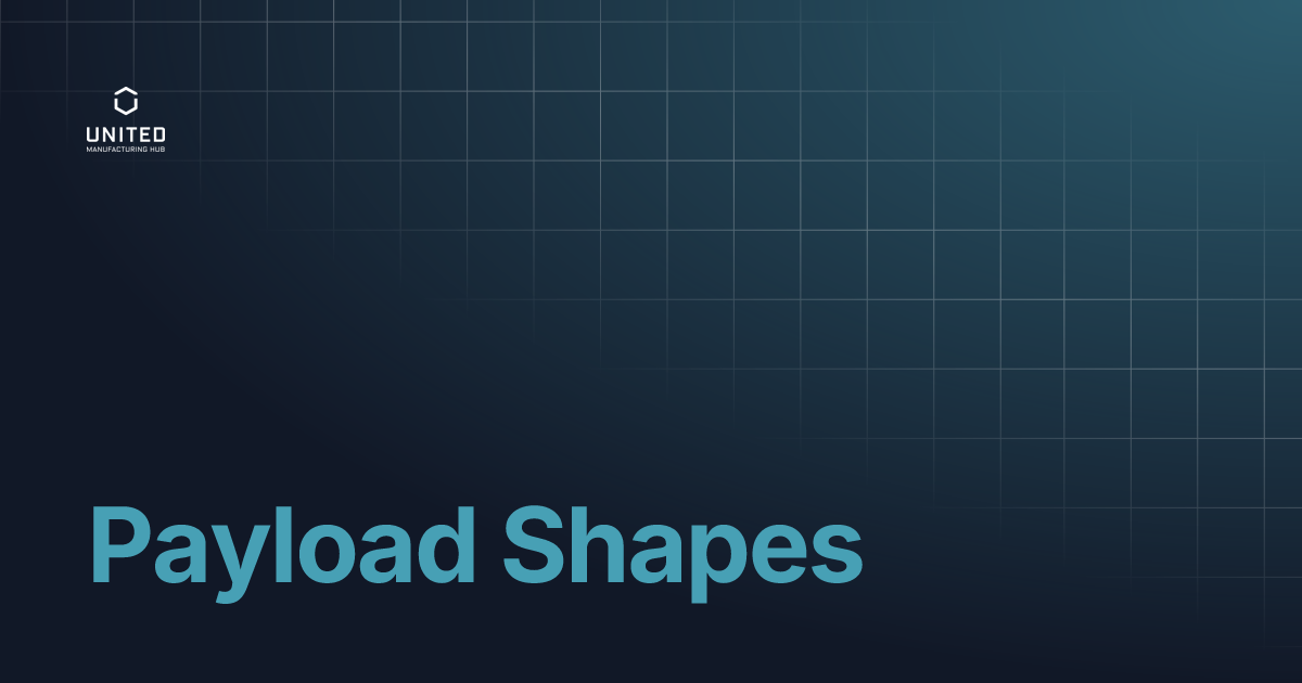Payload Shapes | UMH Docs